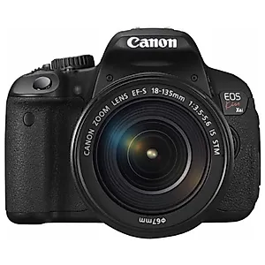 Canon DSLR Camera EOS Kiss X6i with EF-S 18-135mm IS STM Lens Kit - International Version (No Warranty)
