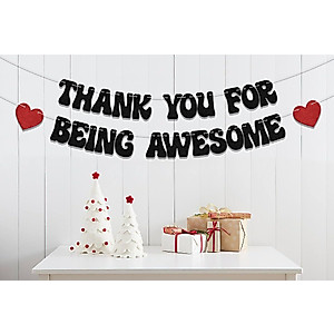 Thank You for Being Awesome Banner We Appreciate You Banner Teacher Employee Appreciation Decorations Job Change Going Away Party Decor Supplies