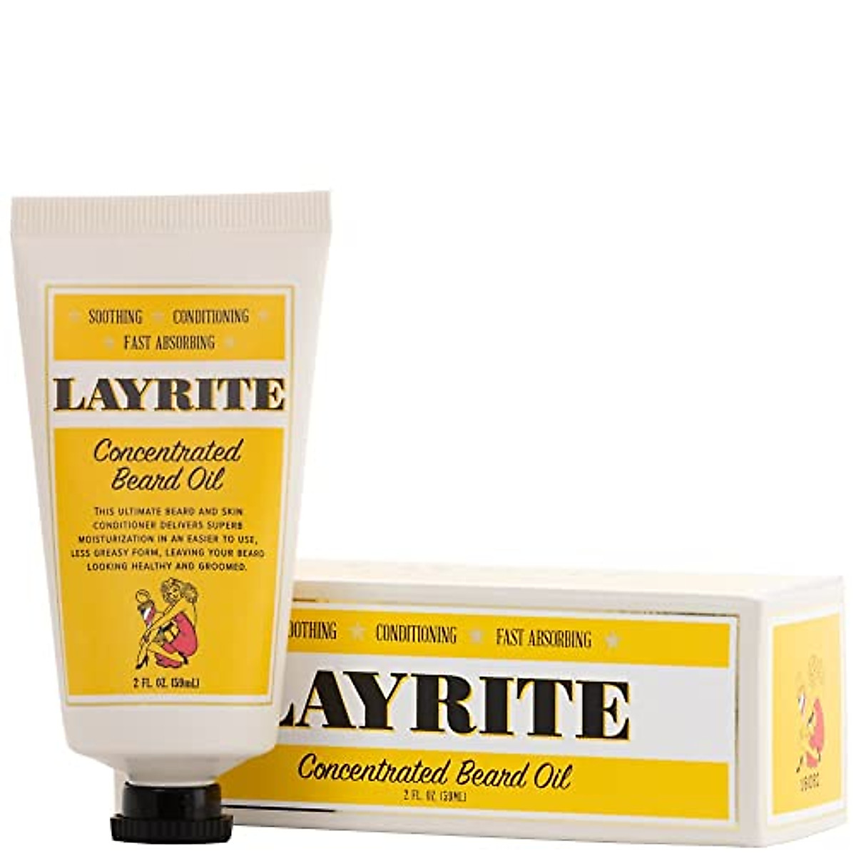 Layrite Concentrated Beard Oil, 2 Fl Oz