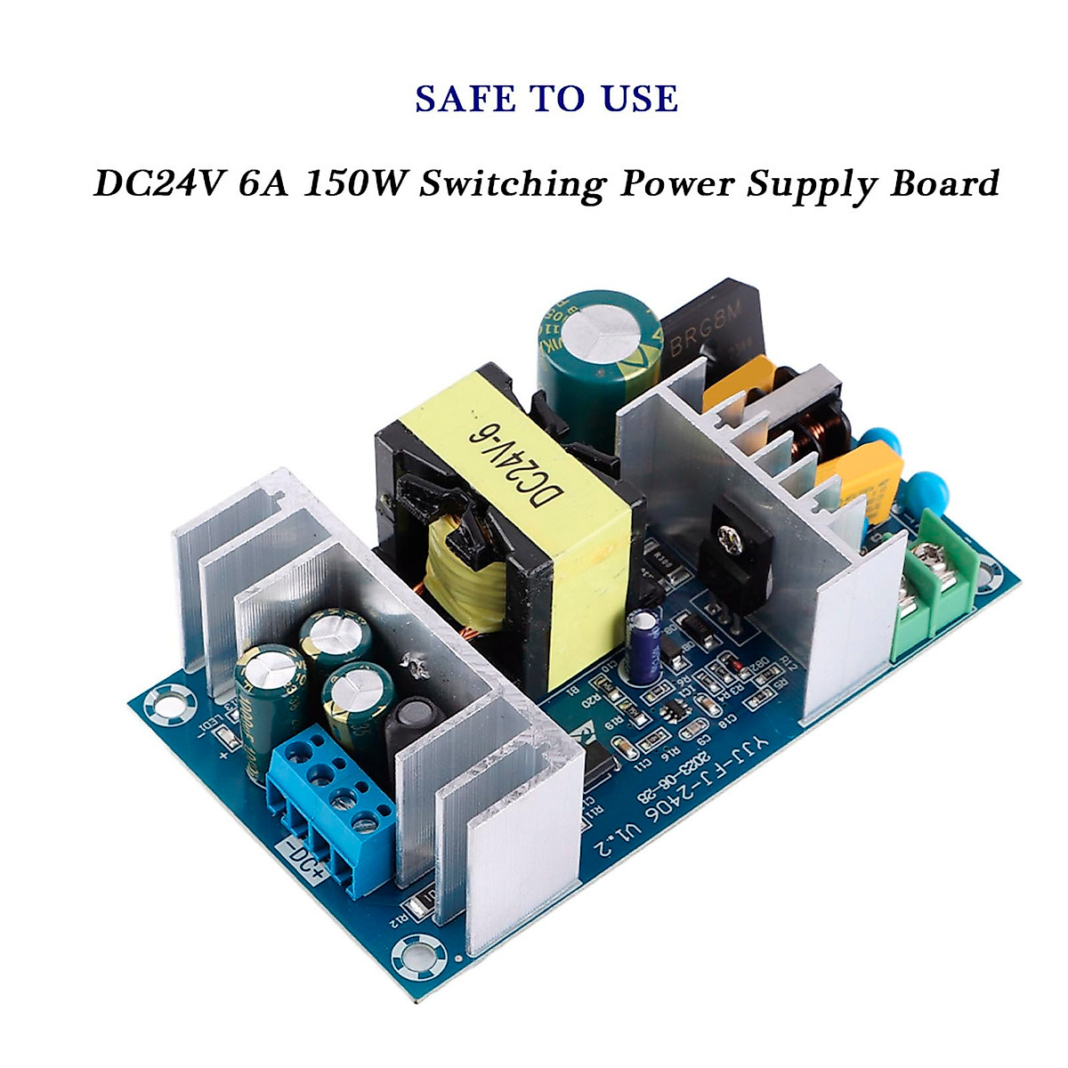 Zerone AC 100-240V to DC 24V 6-9A Switching Electricity Supply Module 150W High Power Industrial DC Electricity Supply Bare Board