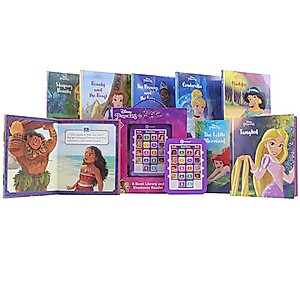 Disney Princess Moana, Cinderella, Rapunzel, and More! - Me Reader and 8-Book Library - PI Kids