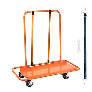 Heavy Duty Dolly Panel Dolly Drywall Sheet Board Cart with 5" Swivel Wheels 3000LBS Load Platform Truck Cart Plywood Dolly for Wall Panel, Wood Panel, Sheetrock Granite Sheet Tile Dolly Cart