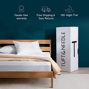 Tuft & Needle 2022 Original Firm Twin Size Adaptive Foam Mattress in a Box, Cooling Gel, Pressure Relief, Supportive, 100 Night Trial, Fiberglass Free, CertiPUR-US, 10-Year Limited Warranty
