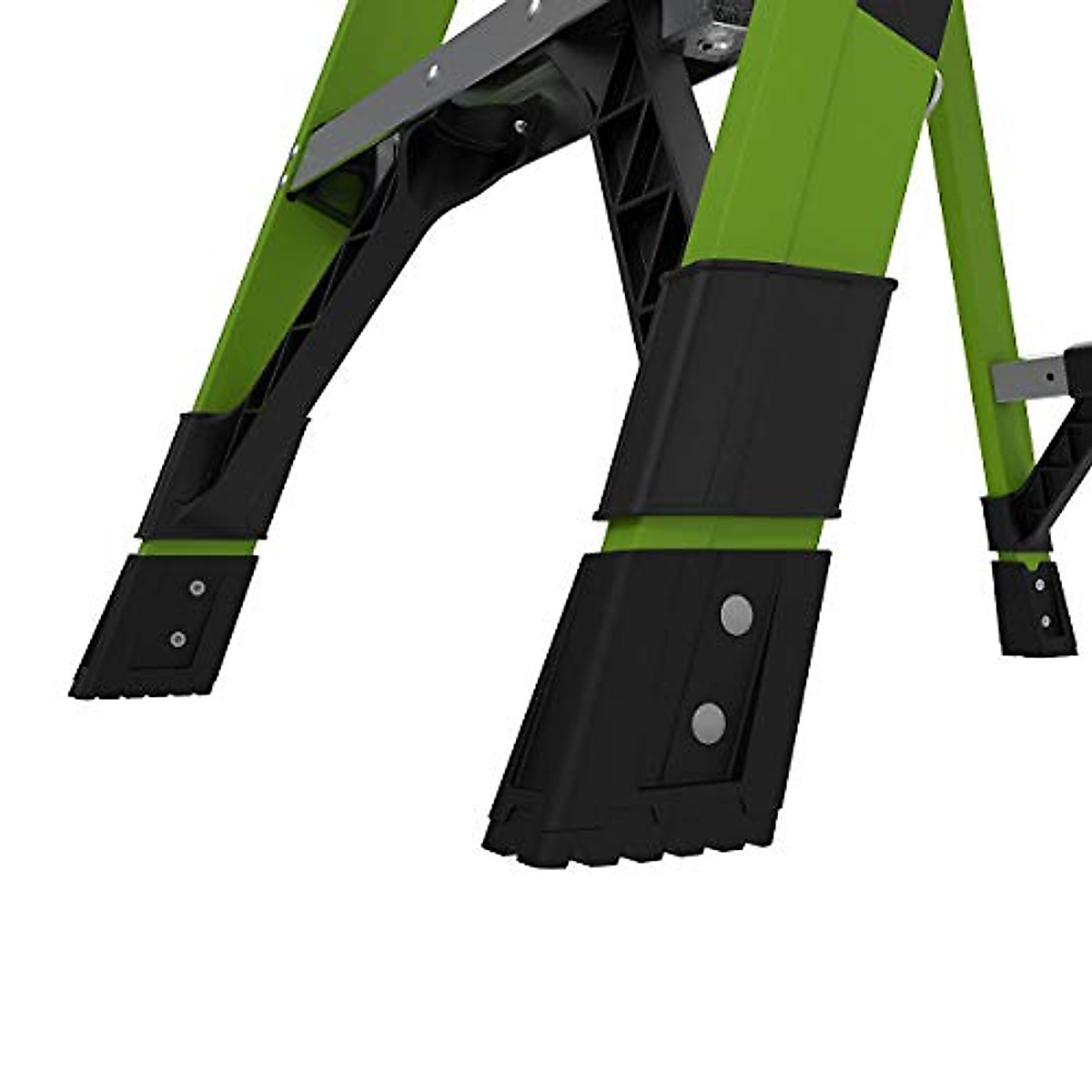 Little Giant Ladders, MightyLite, M4, 4 ft Stepladder, Ground Cue, Fiberglass, Type IAA, 375 lbs weight rating, Green, (15384-001)