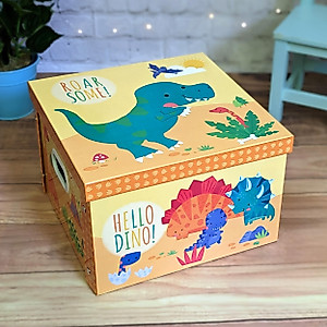 Robert Frederick Dinosaurs Collapsible Storage Box - Large