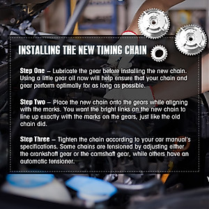 Mango S Engine Timing Chain Kit Cam Phaser Camshaft Drive Phaser Repair Kit 3R2Z-6A257-DA For 2004 2013 5.4L 3V 24 Valve Triton Ford Expedition, F-150, F-250, F-350 Super Duty, Lincoln Mark Navigator