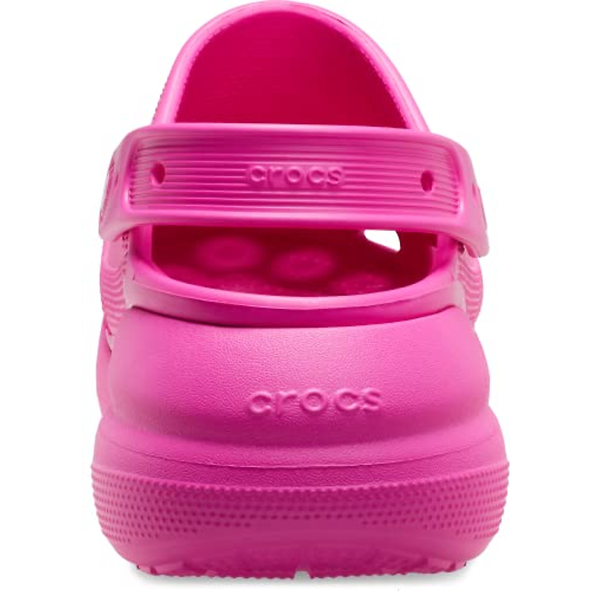 Crocs Unisex Classic Crush Clogs | Platform Shoes, Juice, 8 US Men