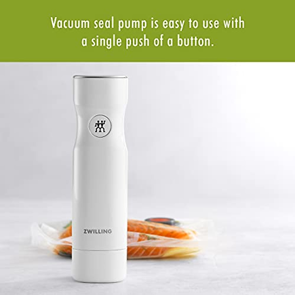 ZWILLING Fresh & Save 30-Piece Small Vacuum Sealer Bags, 1/2 Gallon Reusable Snack Bags, Meal Prep