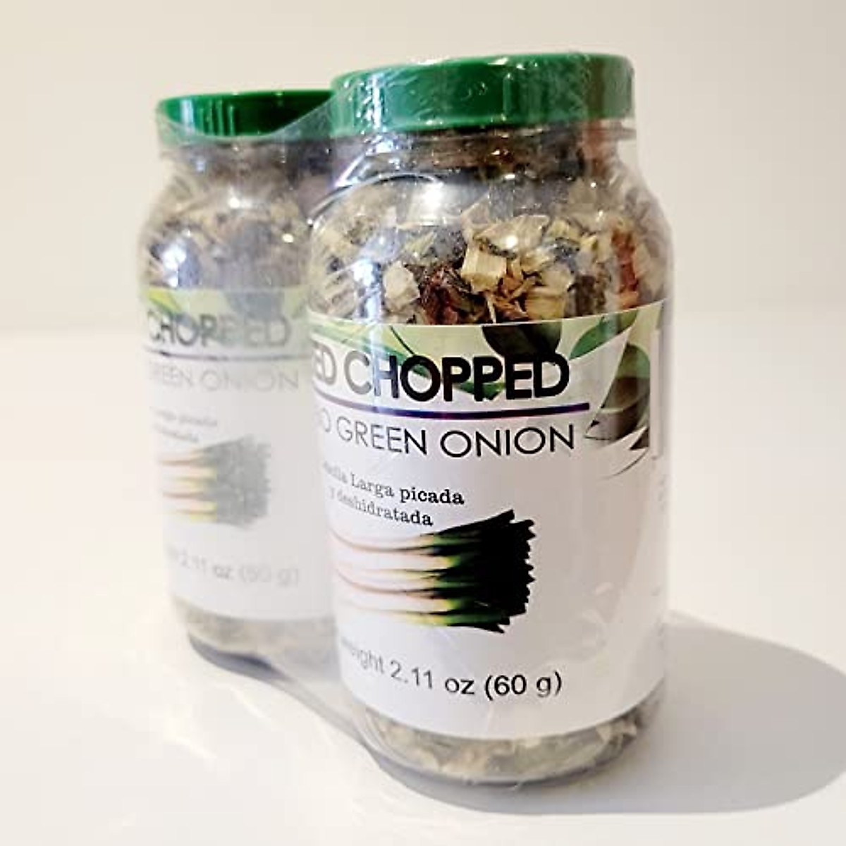 Dehydrated Dried Chopped Jumbo Green Onion 2-PACK. 100% natural.