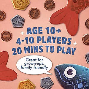 Big Potato Sounds Fishy Board Game: The Bluffing Family Game for Kids 10+ - Best New Family Quiz Games, Trivia Games for Groups of People