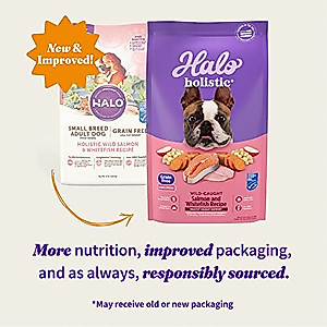 Halo Spot's Stew Toy/Small Breed Healthy Weight Adult - Grain Free Whitefish & Salmon - 4lb