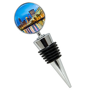 Cleveland Ohio Wine Bottle Stopper in Gift Box, Perfect for House Warming Gift