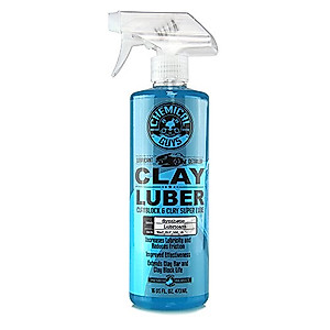 Chemical Guys CLY_KIT_2 Medium Duty Clay Bar and Luber Synthetic Lubricant Kit,16 oz, 2 Items, Gray
