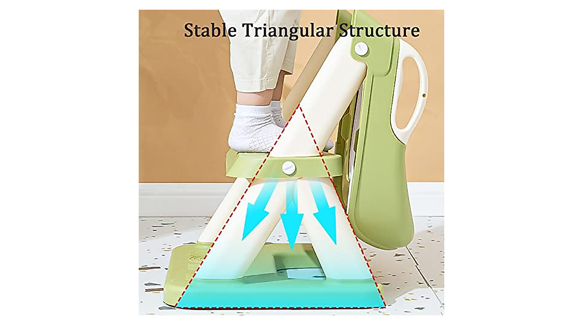 Foldable Potty Training Seat with Ladder for Kids