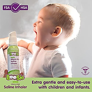 Boogie Micro-Mist Inhaler Saline Spray 1.7oz Unscented - Pack of 1