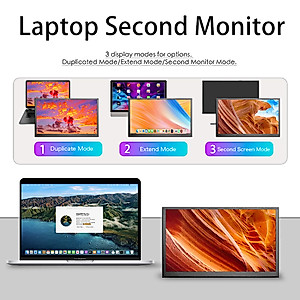 LESOWN 10 inch Monitor Touchscreen Small HDMI Portable Display 1024x600 IPS Computer 10.1 inch Secondary Screen Mini Monitors for Windows Mac Laptop PC