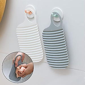 ELANE 9 Pcs Wash Board for Laundry Washboard for Hand Washing Clothes,Travel Washboard for Laundry