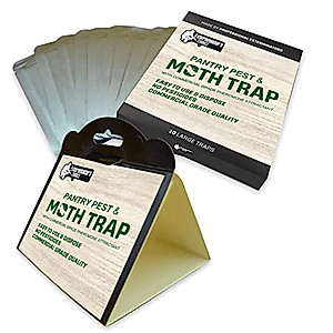 Exterminators Choice 10 Pack Professional Grade Pantry and Moth Traps with Pheromone Attractant | Effective Non-Toxic Safe