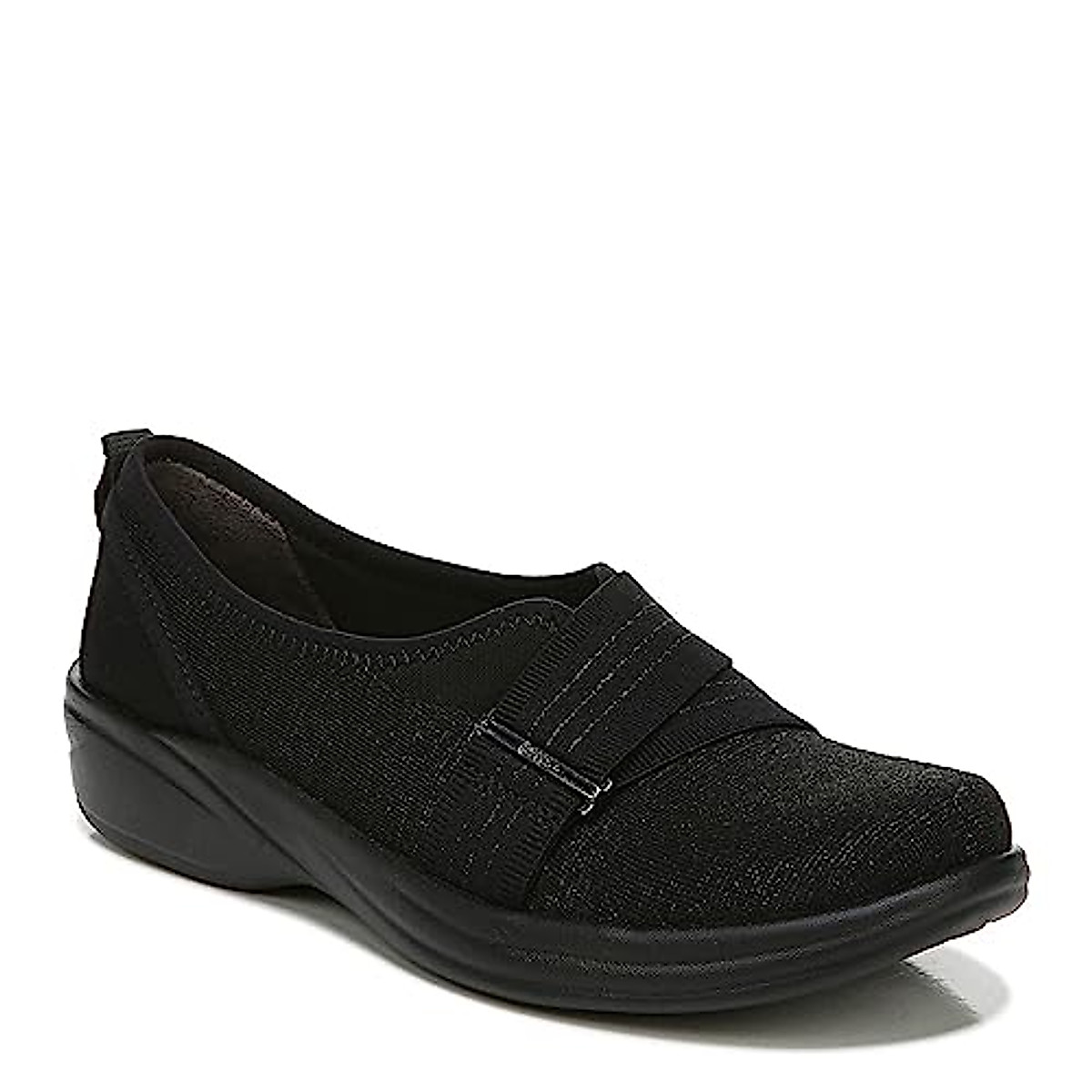 BZees Women's Niche III Flat, Blacknet, 6.5 Wide