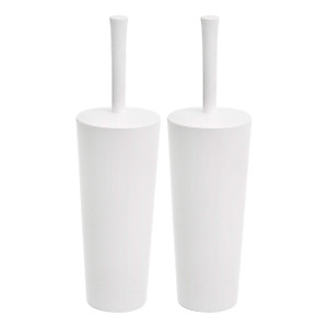 AmazonCommercial Toilet Brush and Holder Set - 2-pack