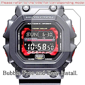 Puccy 3 Pack Screen Protector Film, compatible with CASIO W735H-1AV W-735H Series TPU Guard for Smart watch Smartwatch（ Not Tempered Glass Protectors ）