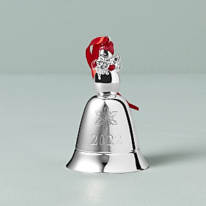 Lenox 2022 Annual Musical Bell Ornament, 0.50, Metallic