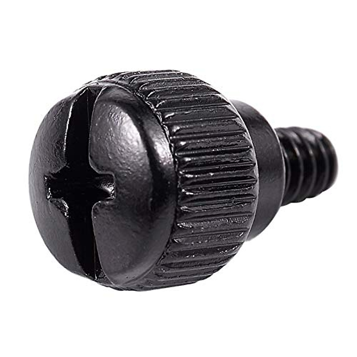 6# 32x6mm Desktop for Computer PC Case Chassis Thumb Screws Black 100 Pcs - (Black) SCRW-024456