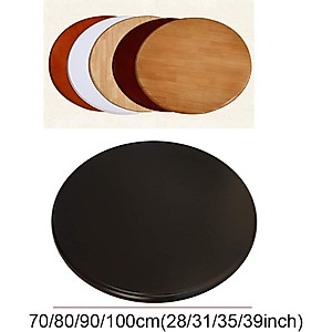 Lazy Susan Turntable, Wooden Kitchen Serving Plate Round Rotating Tray for Hotel Restaurant Family Kitchen, Dining Table Centerpiece/Wood (Size : 60cm/23.6in)