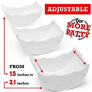 Original Burger Holder - Hygienic Reusable Hamburger Bun Shell - Eco Friendly Mess-Free Alternative to Wax Paper, Aluminum Foil, Tin Foil Sheets - Perfect for Sloppy Joes - BPA-Free & Dishwasher Safe