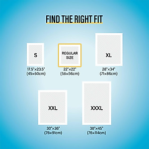 COCOYO Best Value Training Pads, 22" by 22", 100Count