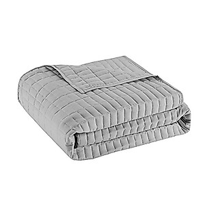 Comfort Spaces Daybed Cover - Luxe Double Sided-Quilting, All Season Cozy Bedding with Bedskirt, Matching Shams, Kienna Grey 75"x39" 5 Piece,100% Microfiber