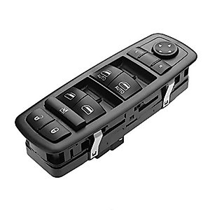 Master Power Window Switch 68231805AA - Front Left Driver Side, Replacement for Chrysler 200 300 Dodge Charger Ram 4 Door Replace 68139805AB 68139805AA 56046823AC