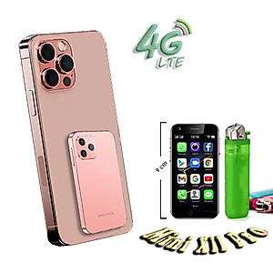 iLight Mini Smartphone 12 Pro - The World's Smallest 12 Pro Android Mobile 4G LTE Phone, Super Small 3" HD Touch Screen Global Unlocked Great for Kids 3GB RAM / 32GB ROM Tiny iPhone 12 Pro Look Alike