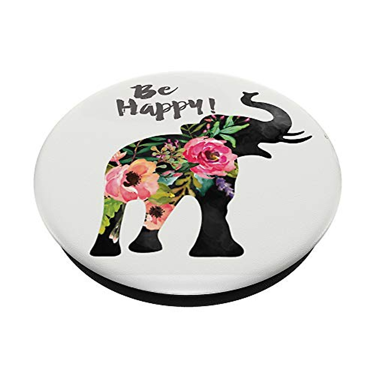 Optimistic Elephant - Phone Mount, Hand Holder Knob 6631 PopSockets PopGrip: Swappable Grip for Phones & Tablets