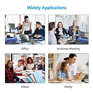 TIANSE Spiral Coil Binding Machine, Manual Book Maker Punch Binder with Electric Coil Inserter, Disengaging pins, Adjustable Side Margin, Comes with 100pcs 5/16'' Plastic Coil Binding Spines & Plier