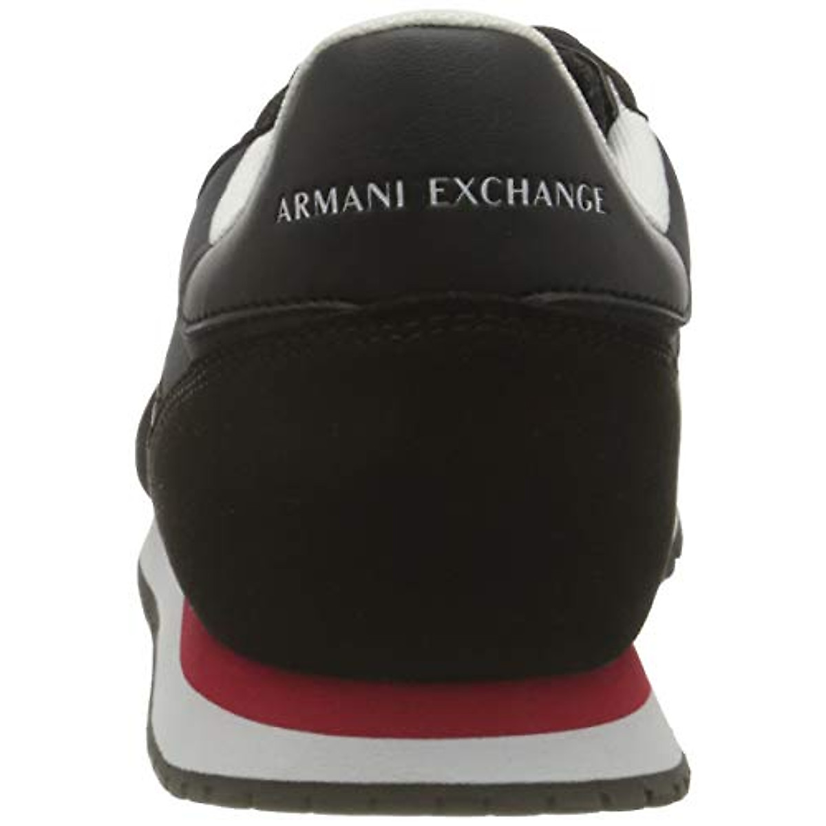 A|X Armani Exchange Men's Low-top Sneakers, Black, 13