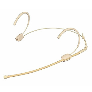 Microdot 4015 Headset Head-mounted Headworn Microphone for SHURE Wireless System - Mini XLR Ta4f Connector - Omidirectional Mic