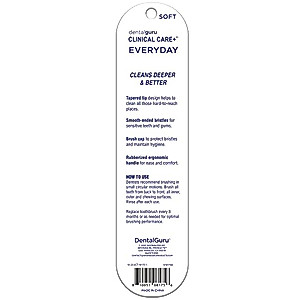 GuruNanda DentalGuru Everyday Soft Toothbrush for Kids & Adults- Designed for Deep Cleaning, Teeth Whitening Travel Toothbrushes with Brush Caps, Multi-Color, 2 Count (Pack of 1)