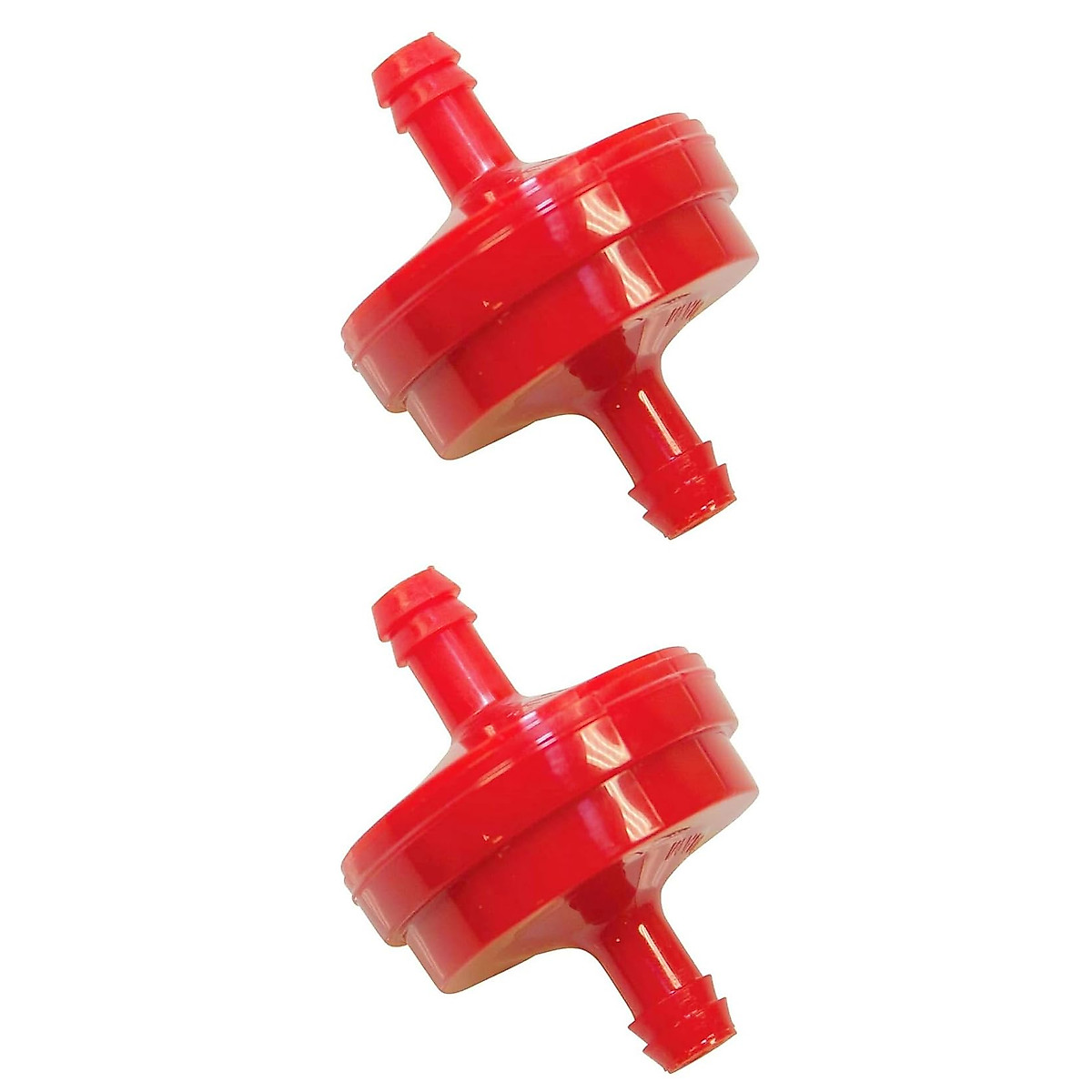 2 Pack 298090S 394358 Lawn Mower 1/4" Inline Gas Fuel Filter Replace for Briggs Stratton 5018 298090 298090S Toro 42-5240 56-6360 John Deere AM107314 LG298090 LG298090S PT4265