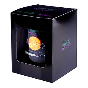 Naturally Wicked Spellbinding Happiness Candle with Crystal, Wood Wick & Gift Box