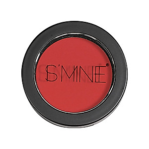 IS'MINE Single Eyeshadow Powder Palette, Matte Red, High Pigment, Longwear Eye Makeup for Day & Night