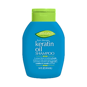Spa Haus Naturally Shampoo Keratin Oil 14 Fluid Ounce