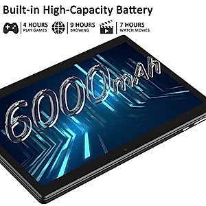 2024 Tablet Android Tablet Octa-Core Processor 64GB Storage 1TB Expandable, 2+8MP Dual Camera, Tablets PC