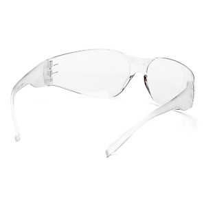 Pyramex Mini Intruder Safety Eyewear Clear Frame Clear Lens ANSI Z87+
