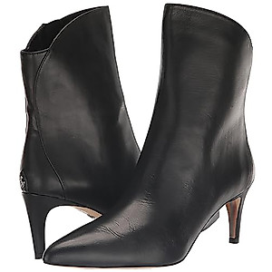 Sam Edelman Women's Usha Fashion Boot, Black Leather, 10.5