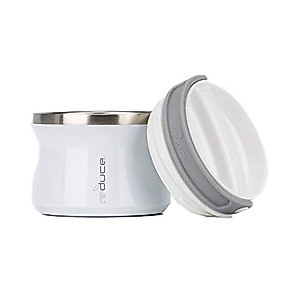 REDUCE Insulated Food Container, 12 oz - 6 Hours Hot, 20 Hours Cold - These To-Go Thermal Food Containers are Perfect for On The Go Meals and Snacks - Leak-Proof and Dishwasher Safe - White