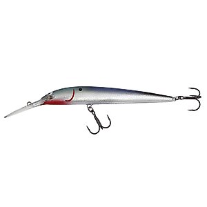Northland Tackle Rumble Stick Fishing Lure, Freshwater Deep Diving Trolling Crankbait for Walleye, Perfect Lure for Any Kit, Silver Shiner, Size #5, 5", 5/8 Oz