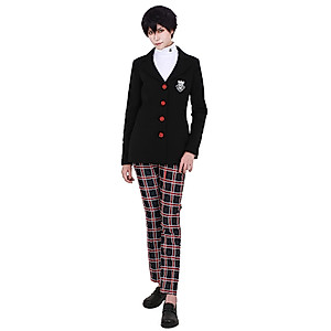 miccostumes Men's Costume Academy School Student Cosplay Winter Uniform Fullset(Men L)