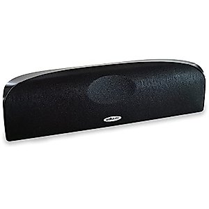 Polk Audio Blackstone TL1 Speaker Center Channel with Time Lens Technology | Compact Size, High Performance, Powerful Bass | Hi-Gloss Blackstone Finish | Create your own Home Entertainment System