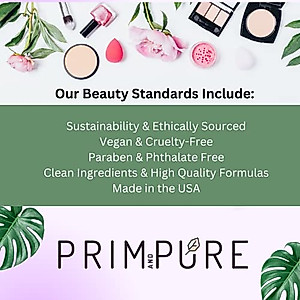 Prim and Pure Mineral Gift Set with Unicorn Mirror| Perfect for Play Dates & Birthday Parties | Kids Eyeshadow Makeup – Mineral Blush | Organic & Natural Makeup Kit for Kids| Made in USA (Pink)